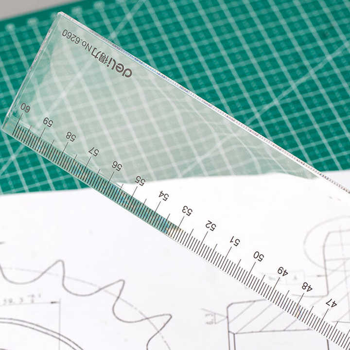 مسطرة للفصالة شفافة واضحة طول 60 سنتيمتر | Darcrochet
