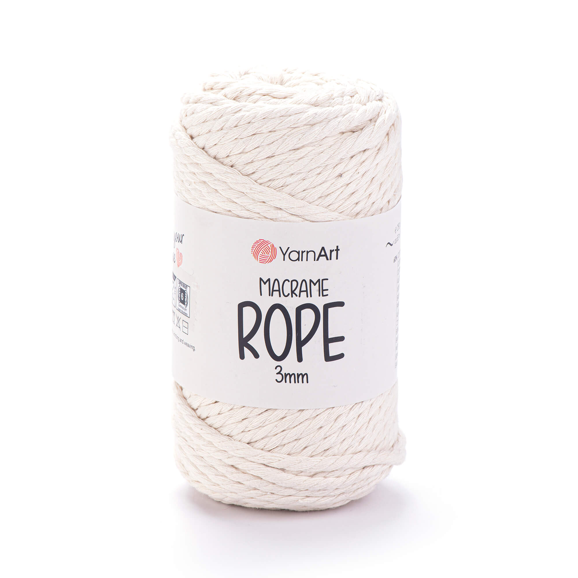 YarnArt Macrame Rope 3 mm | Darcrochet